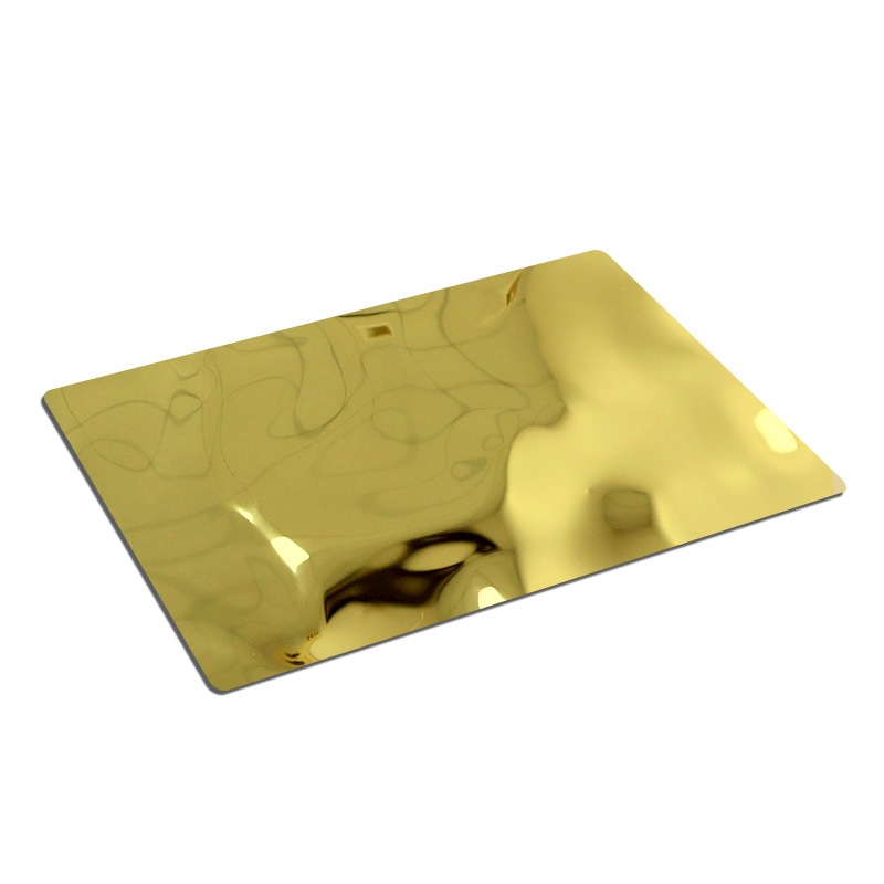 Stainless Steel Mirror Stamped Decorative Sheet, Water Ripple Sheet
